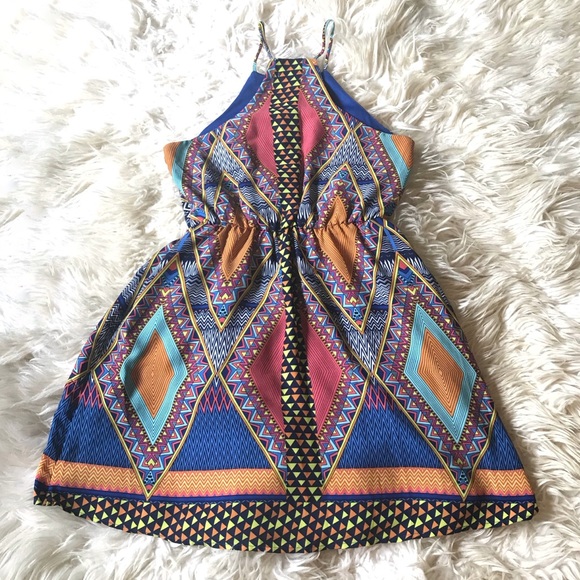 Gianni Bini | Dresses | Gianni Bini Aztec Tribal Print Multicolor Dress ...
